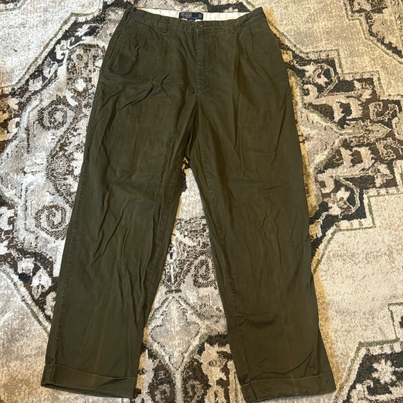 Polo Ralph Lauren | Pants | Polo Ralph Lauren Green Hammond Pant 0 Cotton Vintage | Poshmark